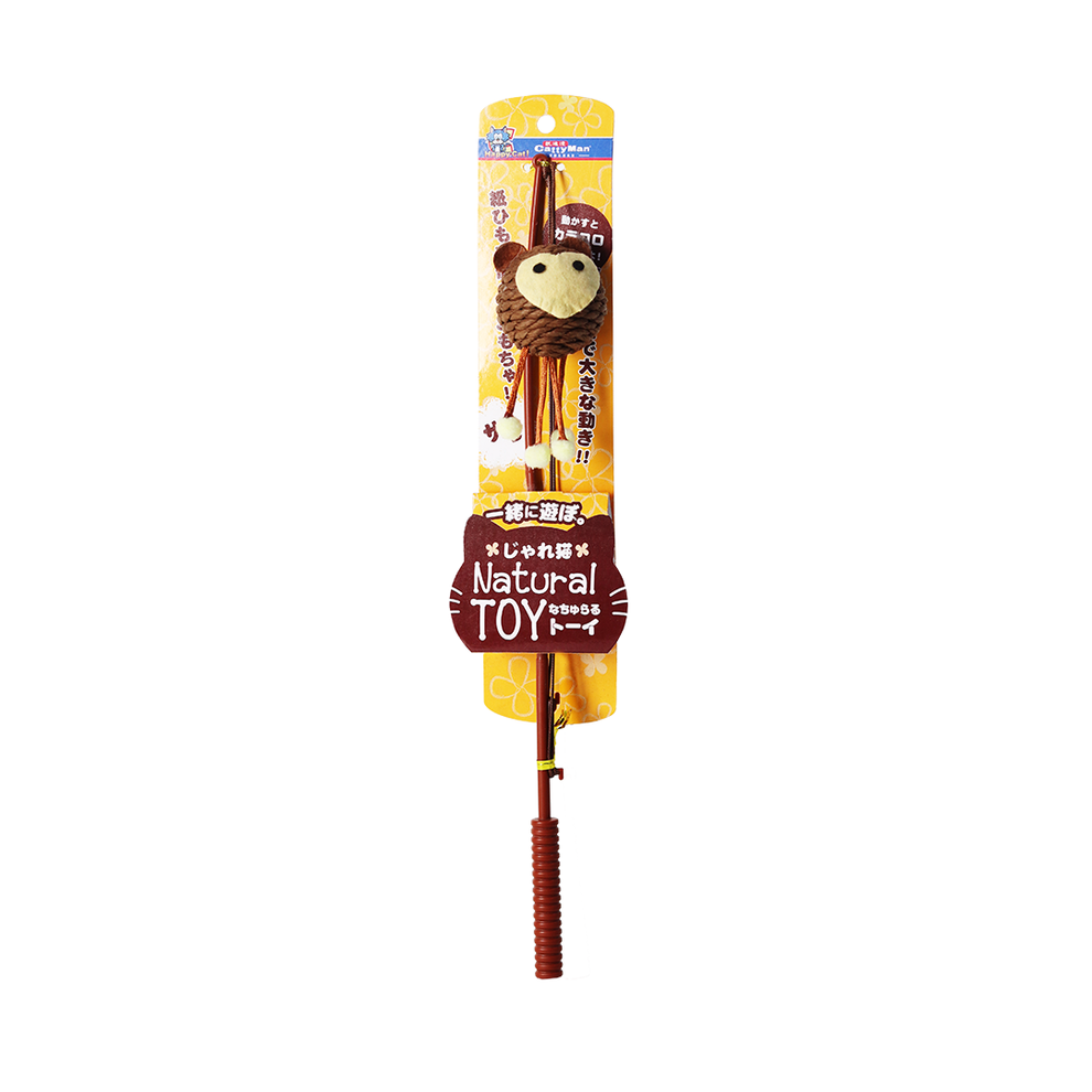 Cattyman Cat Stick Toy - Monkey – kochipets